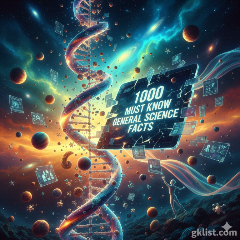 1000 must-know General Science one-liners, not easy to remember ...